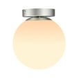 Better Homes & Gardens 8" Classic Nickle Ceiling Light, E26 Socketed ...
