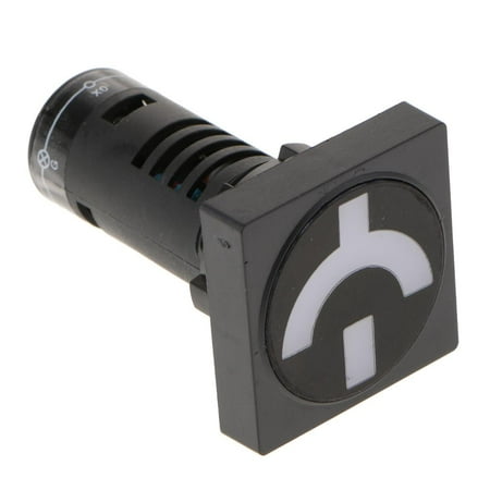 6-380V LED Square Panel Indicator Light Signal Lamp 22mm | Walmart Canada