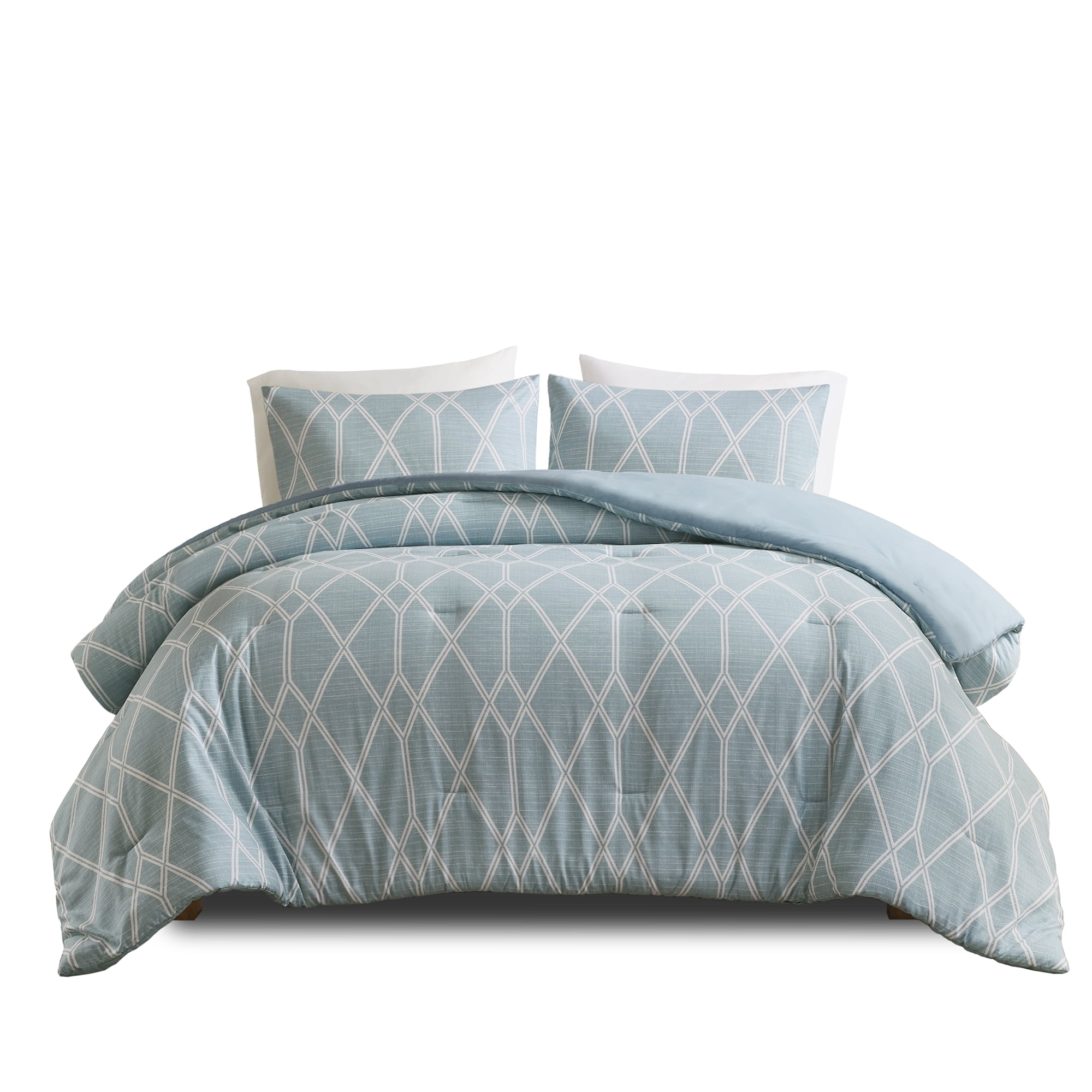 Beautyrest Reversible 3pc Comforter Set + Bonus Duffle Storage Bag ...