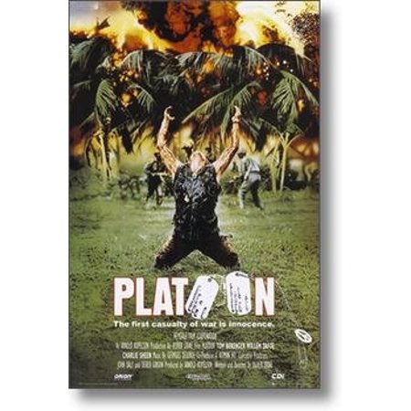 Platoon Movie Poster Charlie Sheen New 24x36 - Walmart.com