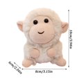 Cute Plush Monkey Keychain - Soft Fuzzy Texture With Light Brown Fur ...