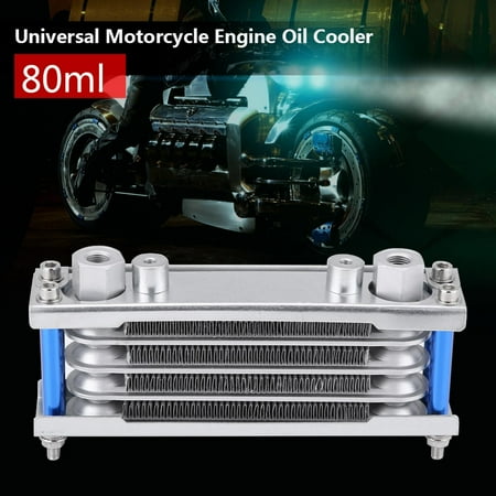 Engine Oil Cooler, Aluminium Alloy Anti Wear Universal 1.8in Thick ...