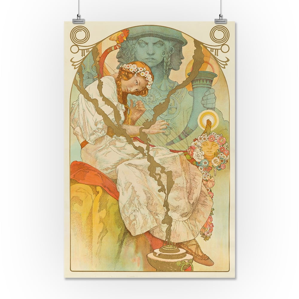 Slav Epic (Slovanska Epopej) Vintage Poster (artist: Alphonse Mucha ...