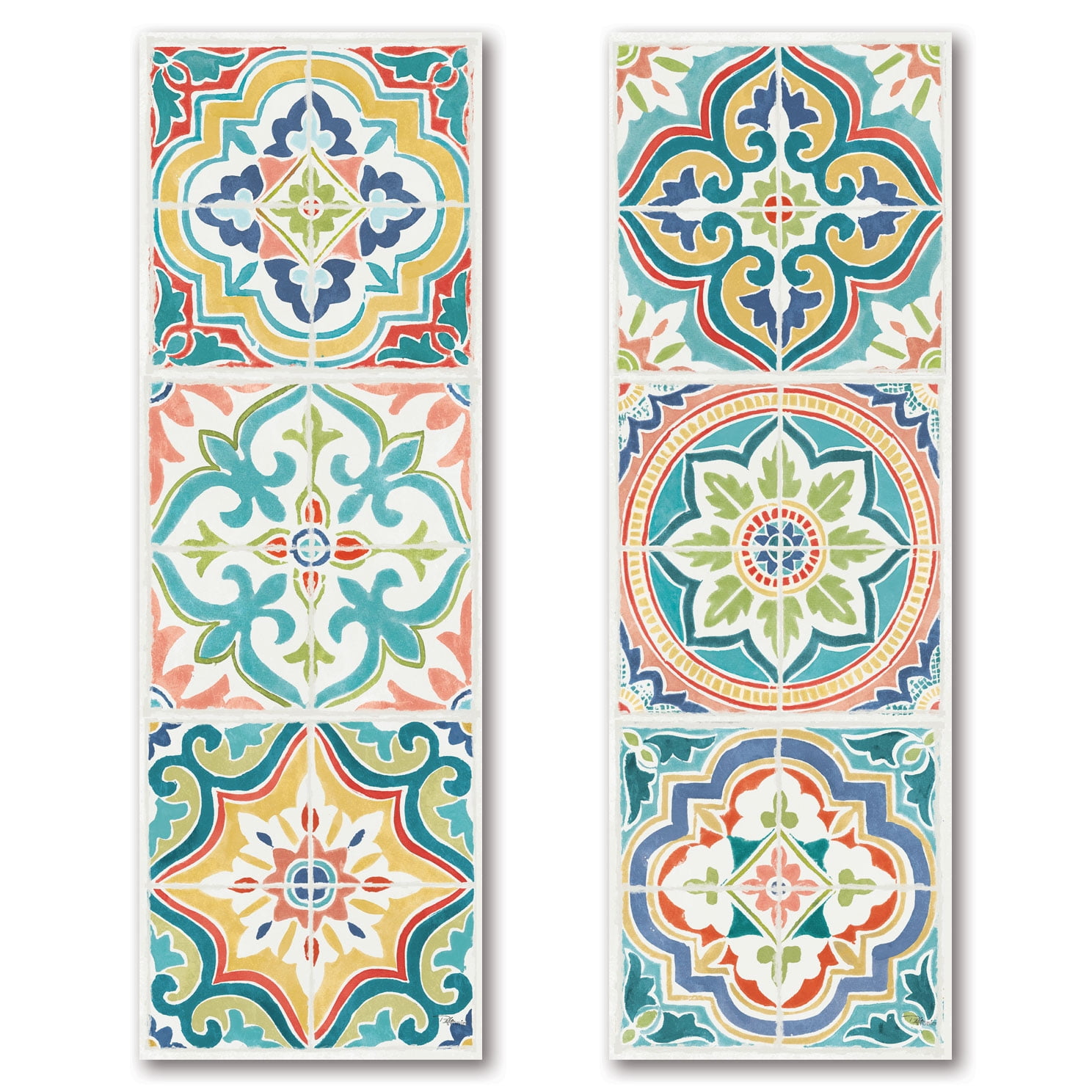Gango Home Decor Contemporary Colorful Journey VI & VII by Pela Studio ...