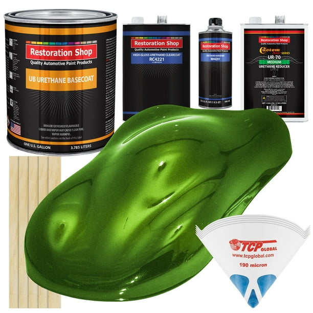 Synergy Green Metallic Gallon URETHANE BASECOAT CLEARCOAT Auto Paint ...