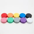 Denhf 10Pcs Colored Magnets, Round Button Magnets, Magnetic Dots for ...