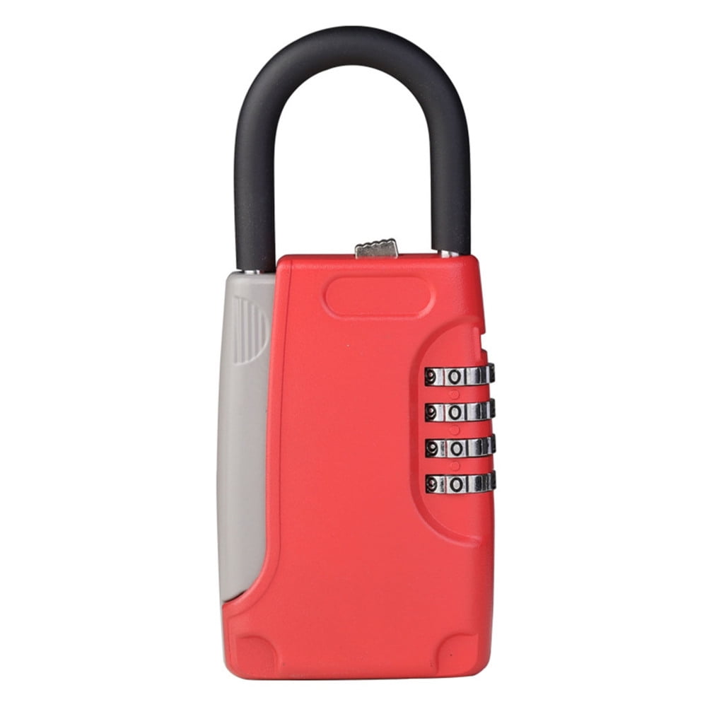 Home Hidden Key Lock Box 4-Digital Password Combination Lock for Indoor ...
