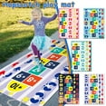 SSKFHGI Crazyview Slippery Hopscotch for Kids Hopscotch Puzzle Mat ...