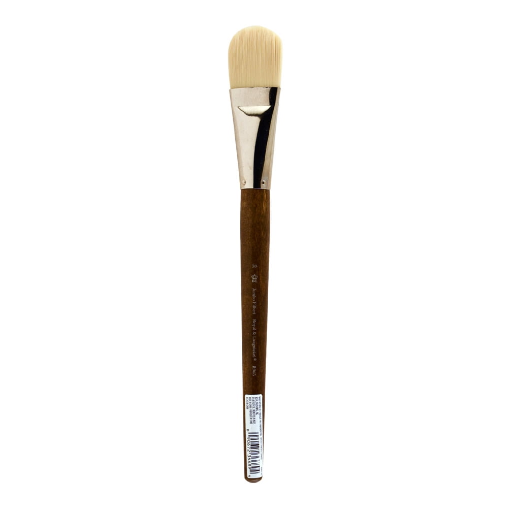 Royal & Langnickel, Jumbo Brush, Extra-Stiff Bone Taklon, Filbert 30 ...