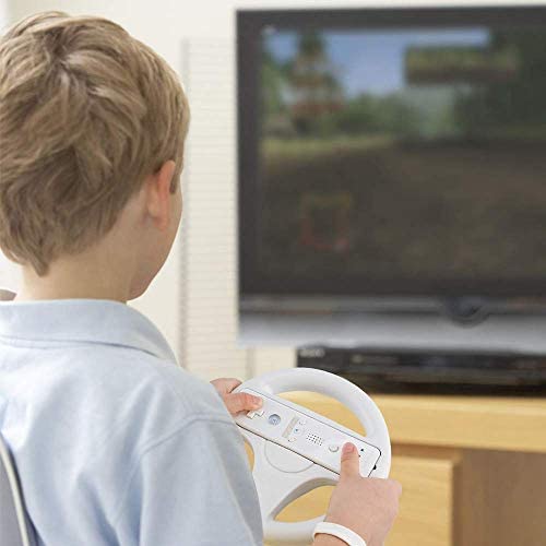 Wii Steering Wheel, PowerLead Wii Controller Steering Mario Kart Racing ...