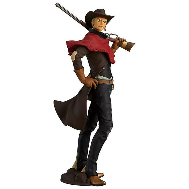 21cm Anime One Piece Cowboy Luffy Cowboy Zoro Gift Pvc Materials Figure ...