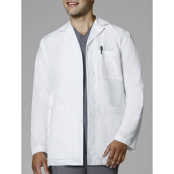 WonderWink WonderLAB Basics Men's Consultation Coat Lab Coat - Walmart.com
