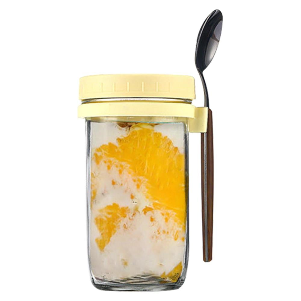 Overnight Oats Containers with Lids | Wide Mouth Airtight Oats Jars ...