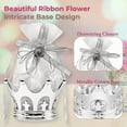12 Pieces Fillable Silver Crown With Flower Pouch Party Favor - Walmart.com