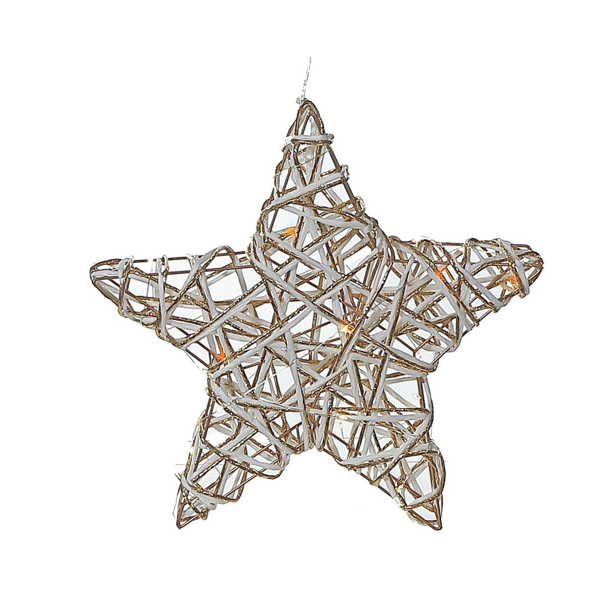 Click here for Ih Casadécor Led White And Gold Paper Star Medium... prices