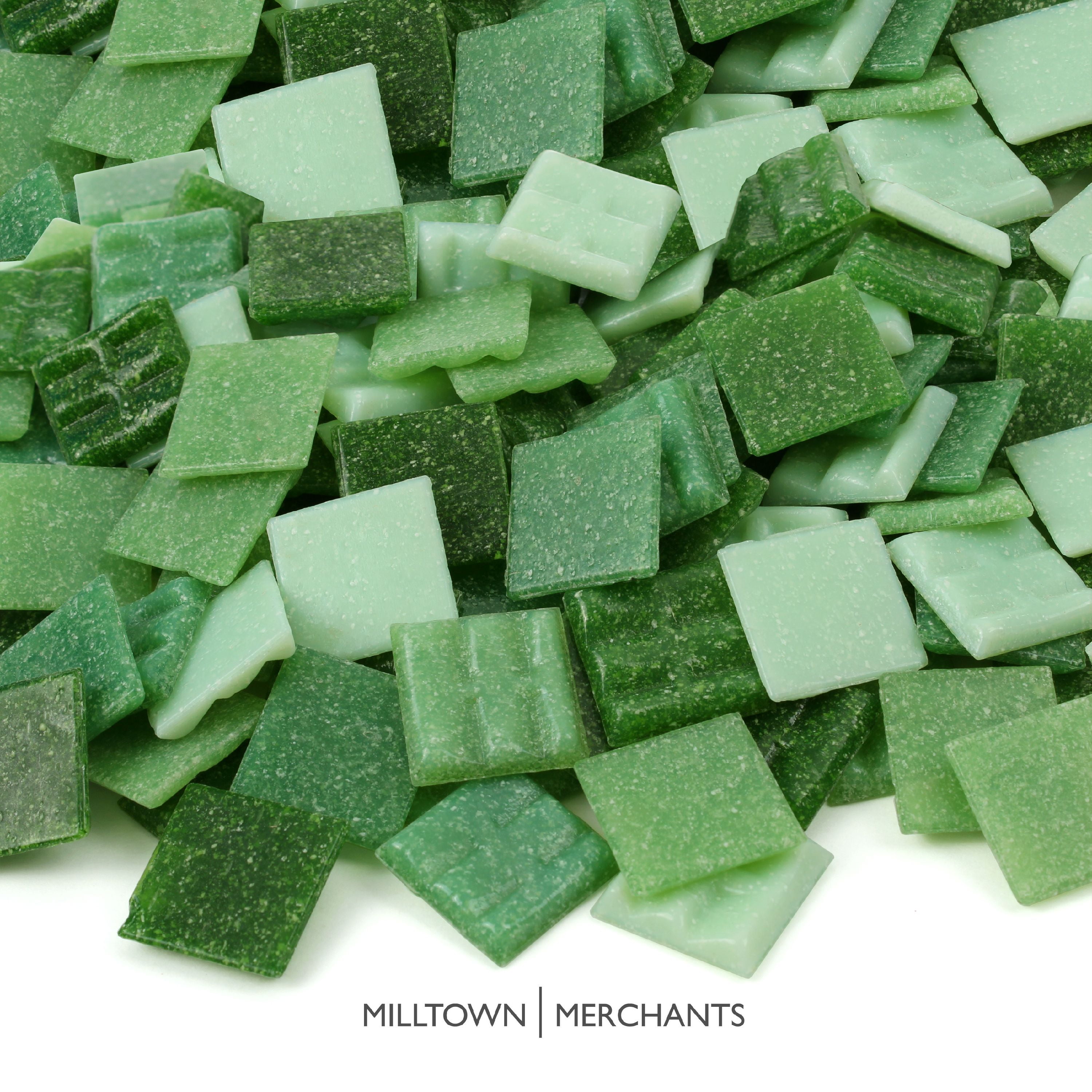 Milltown Merchants Green 3/4 Inch Venetian Mosaic Tile Blend Assortment ...