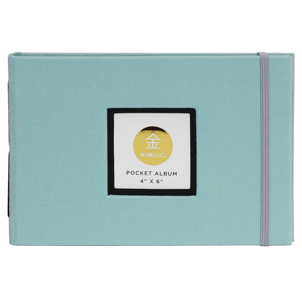 KINSHO Pocket Album, 4" x 6", Sea Mist - Walmart.com