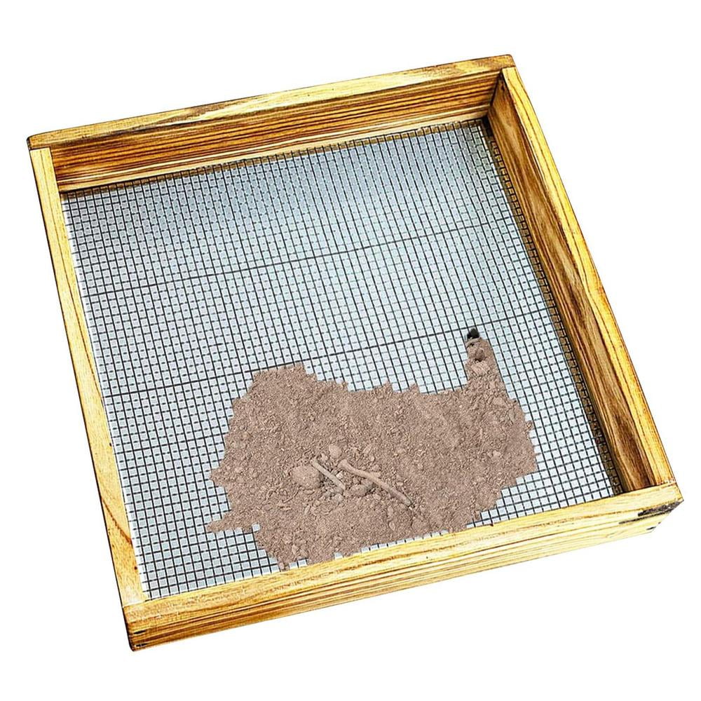 AIXING Soil Sifter Lightweight Garden Soil Sieve Dirt Sifter for ...