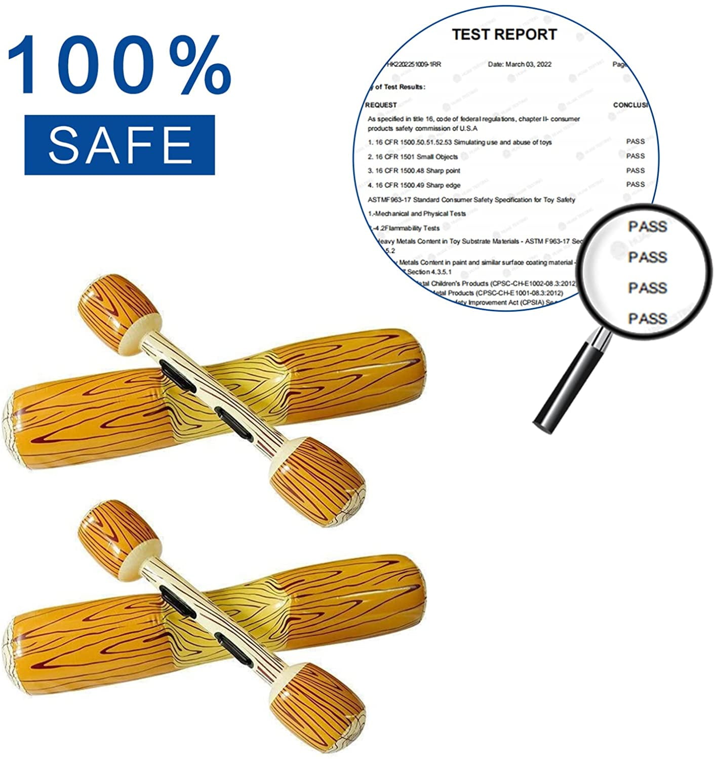 Buy 4Pcs Inflatable Pool Battle Log Rafts Games for Adults, Floating ...