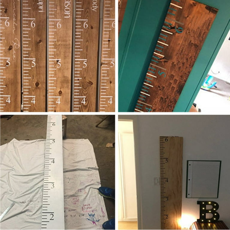 Wooden Ruler Growth Chart Diy