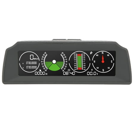 Gps Inclinometer Car Tilt Indicator Multifunction Meter GPS Slope Meter ...