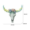 Walmart+ Deals, 1X Bull Head Pendant Cow Head Wall Hanging Decor Flower ...
