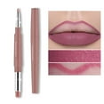 Worpbope Lip Liner And Lipstick Set Chestnut Nude Dark Red Matt Mat ...