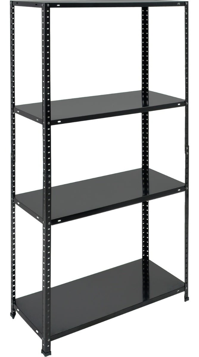 Anaquel Metalico Industrial Rack and Pack 4 Niveles Negro | Bodega ...