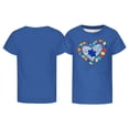Casual Letter Print Short Sleeve T Shirt Girls Crewneck Tee Youth Kids ...