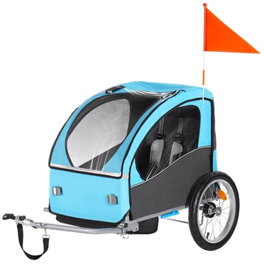 Xspec Bicycle Pull Behind Cart Wagon, 2-in-1 Bike Cargo Trailer ...