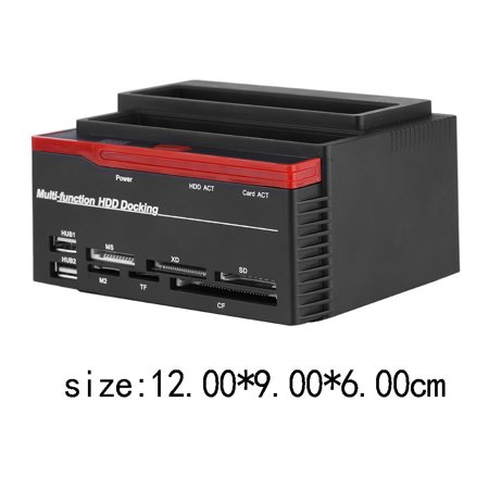 Domqga HDD Enclosure, LED Screen Indicator Hard Disk Dock For Hard ...