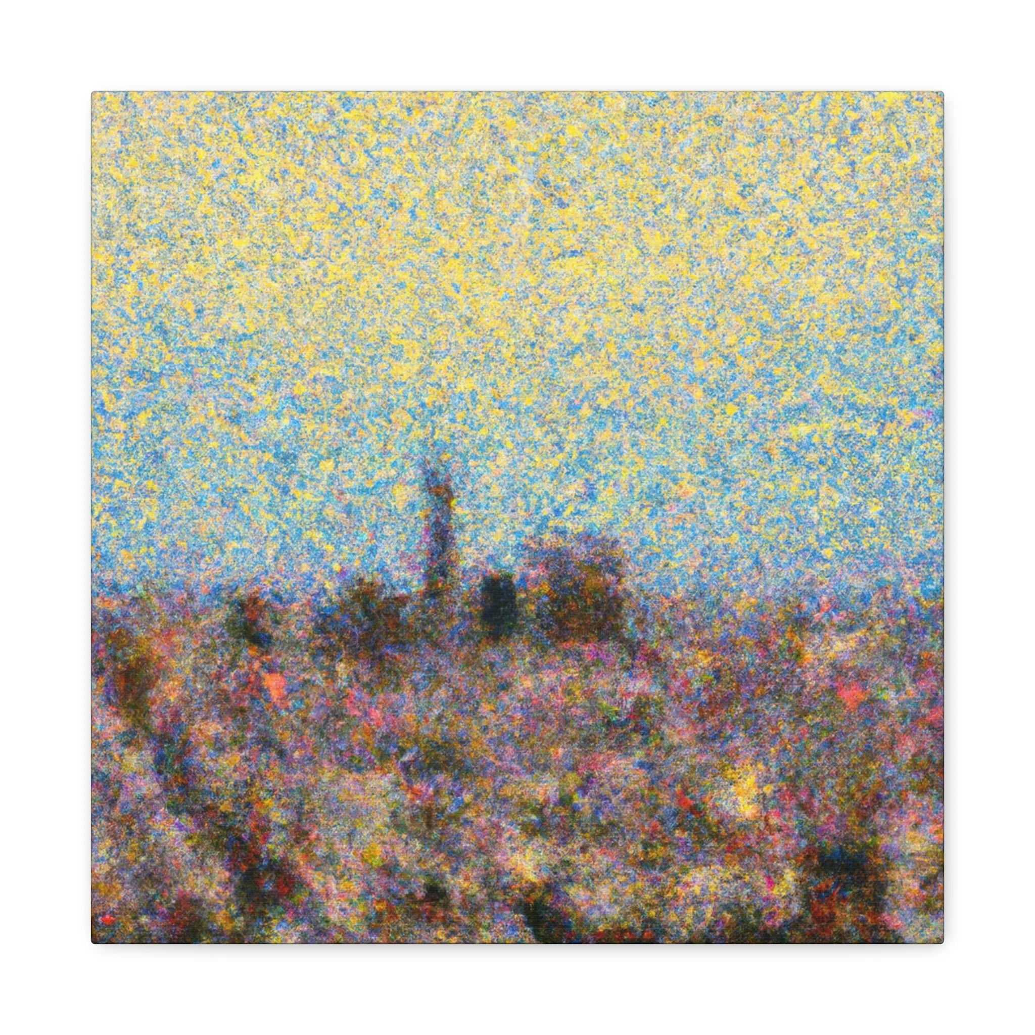 Minimalist Pointillist Dream - Canvas - Walmart.com