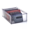 Mainstays Clear Glossy Plastic Pull-Out Closet Drawer Small Size, Adult ...