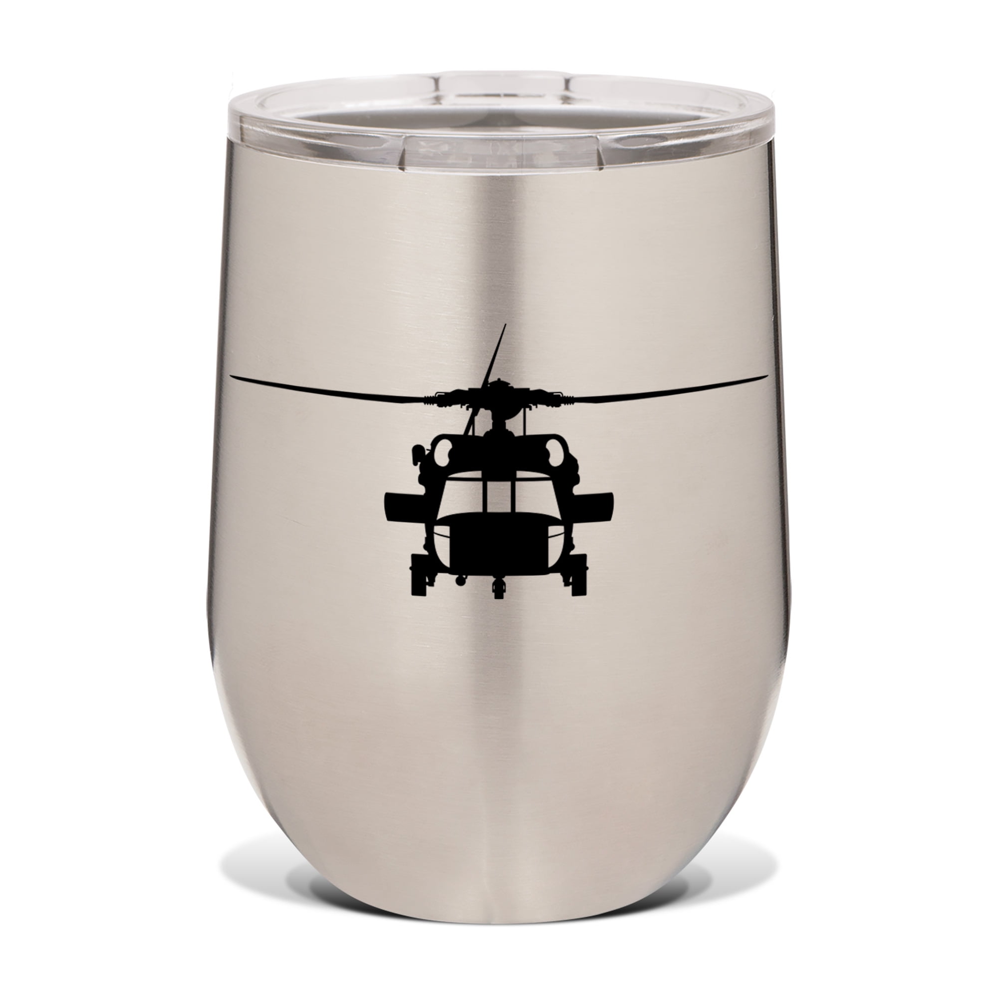 Mh 60s Knighthawk Wine Tumbler 12 Oz Laser Engraved Stainless Steel