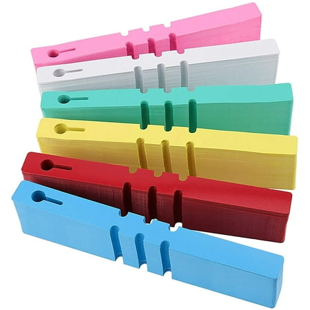 KSCD 1200 PCS 6 Colors Plant Labels, Adjustable Plastic Plant Hanging ...