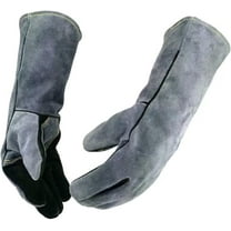 16 Inches,662℉,Leather Forge/Mig/Stick Welding Gloves Heat/Fire ...