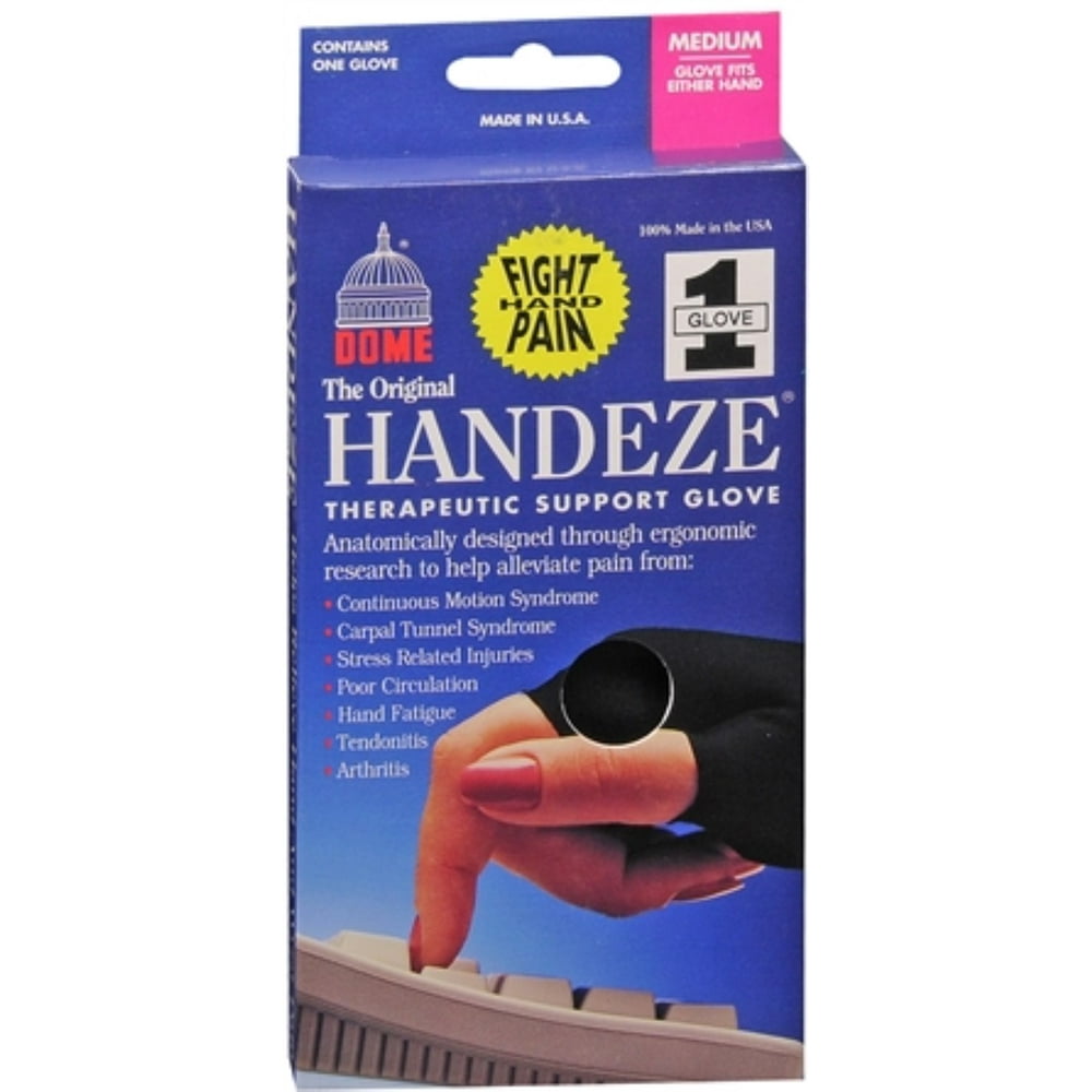 HANDEZE Glove Medium Black 1 Each - Walmart.com - Walmart.com