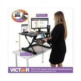 Victor Technology VCTDCX710 High Rise Height Adjustable Standing Desk ...