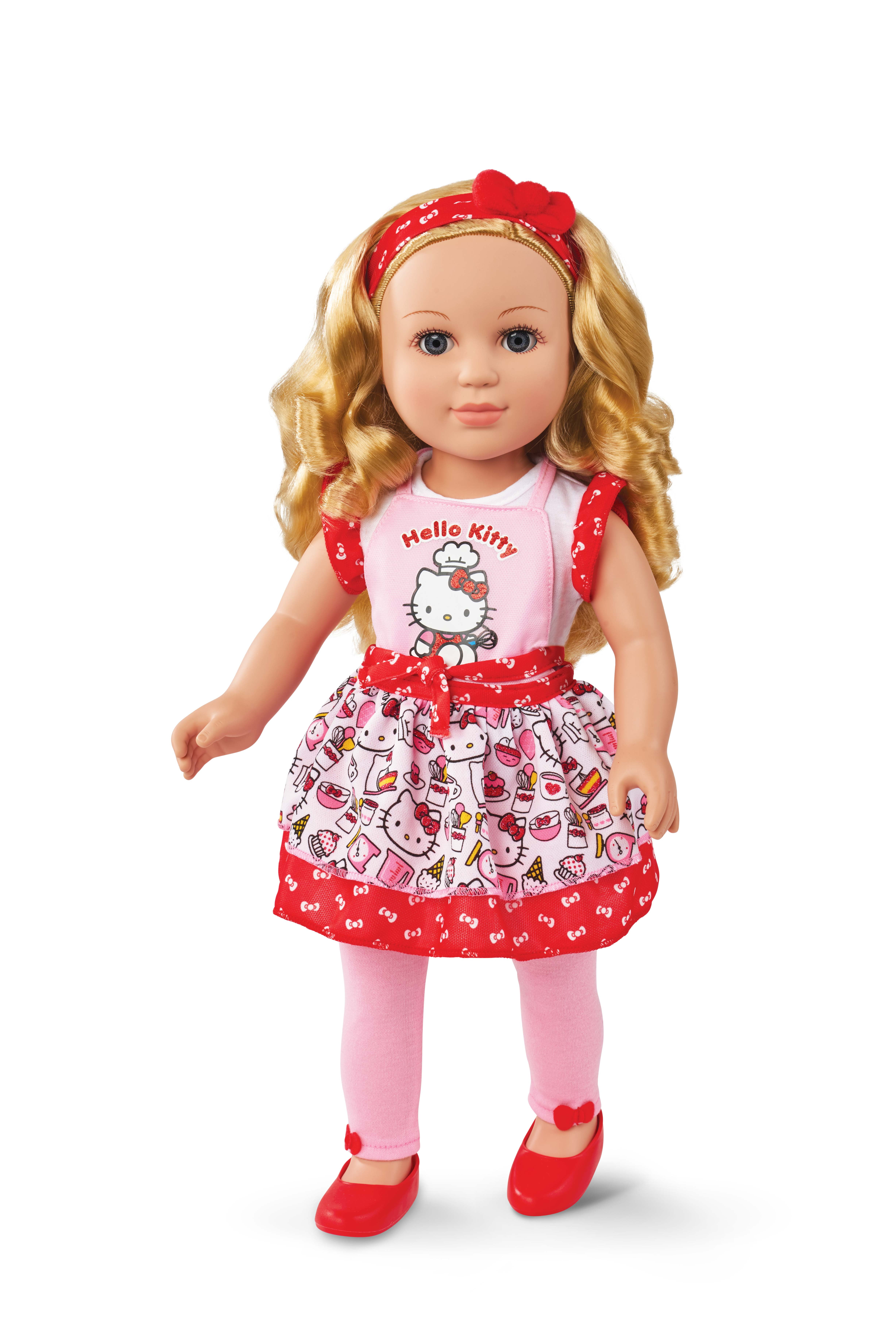 My Life As Poseable Hello Kitty Baker Doll, 18", Blonde Hair, Gray Eyes ...