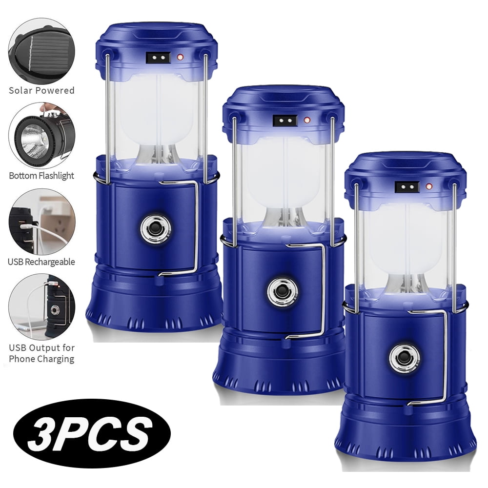 Lanterns, Camping Lantern, Solar Lantern Flashlights Charging for Phone ...