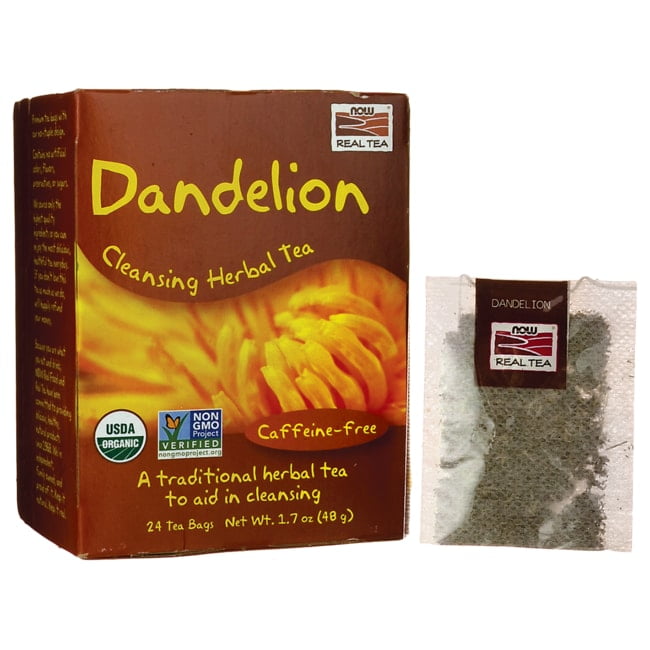 NOW Foods Dandelion Tea, 24 Ct - Walmart.com