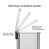 Free Shipping! Better Homes & Gardens Slim Stainless Steel Step Trash ...