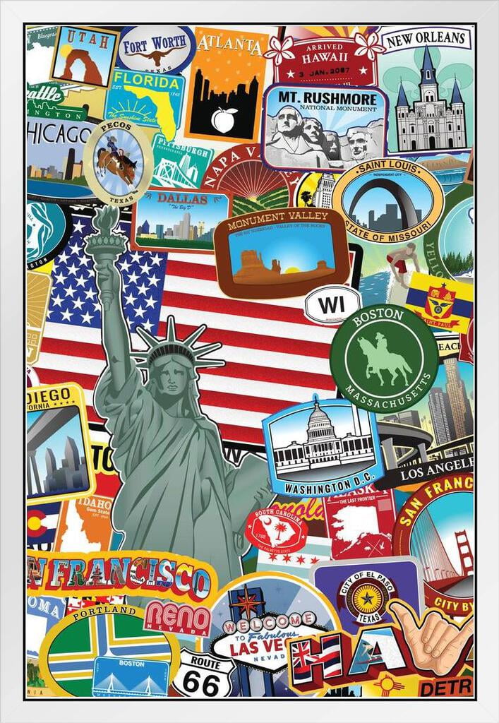 American Landmarks Collage