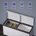 Chest Freezer Baskets, Deep Freezer Organizer Bins Sturdy Metal Wire ...