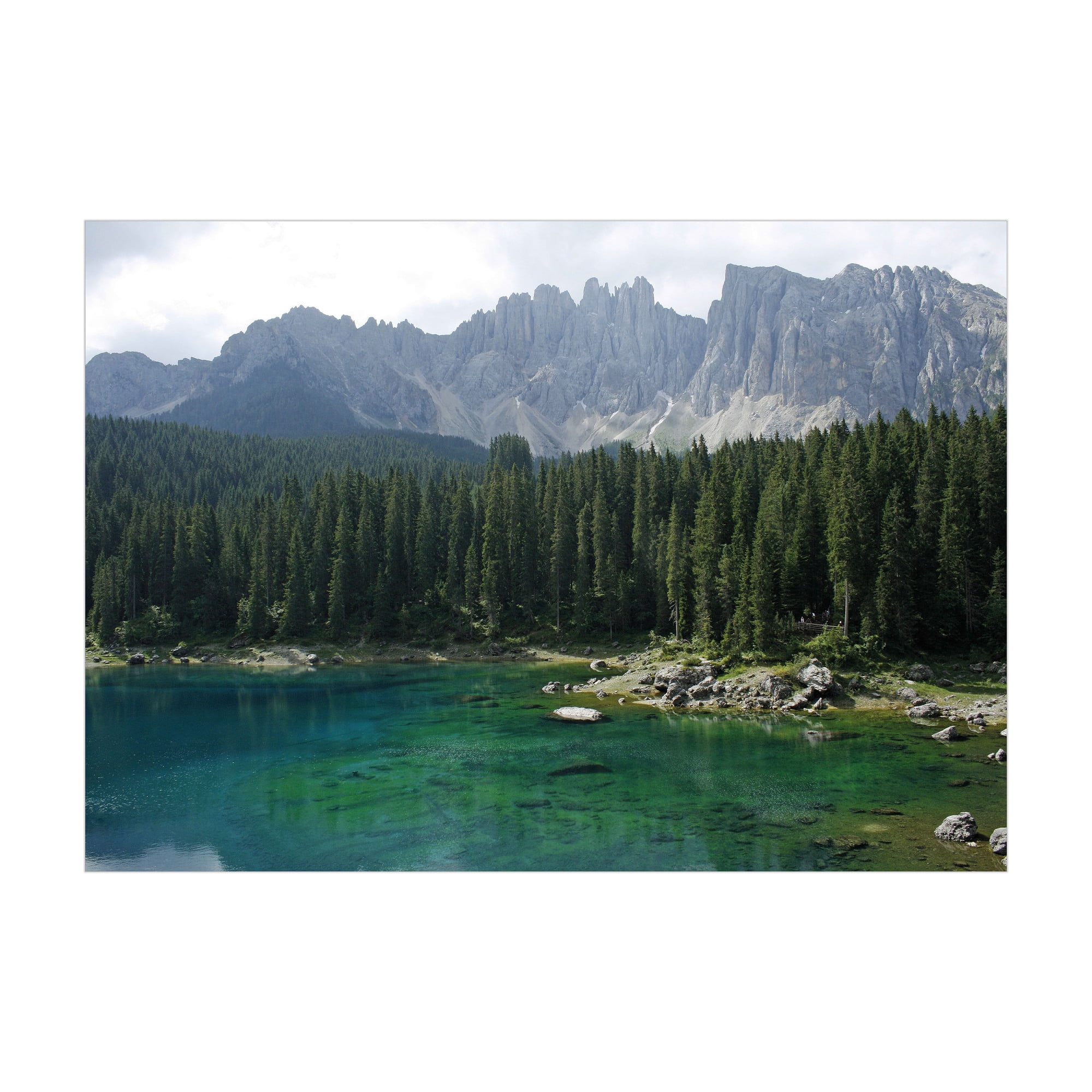 Ambesonne Nature Jigsaw Puzzle, Aerial View Pines Lake, Heirloom ...