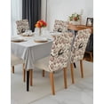 Chair Covers Set of 4, Halloween Horror Cute Ghost Removable ...