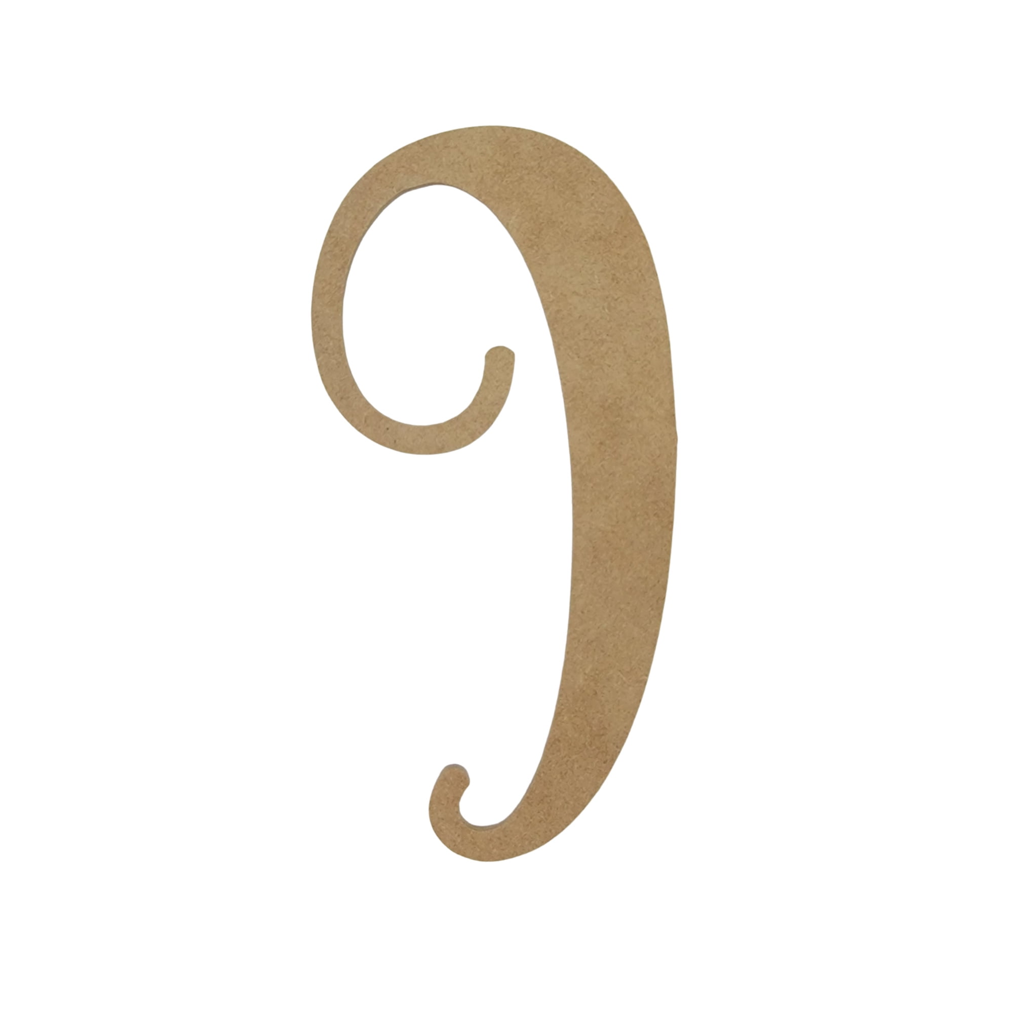 Wooden Letter Unfinished, Starfish Font, Craft Cutout - Walmart.com