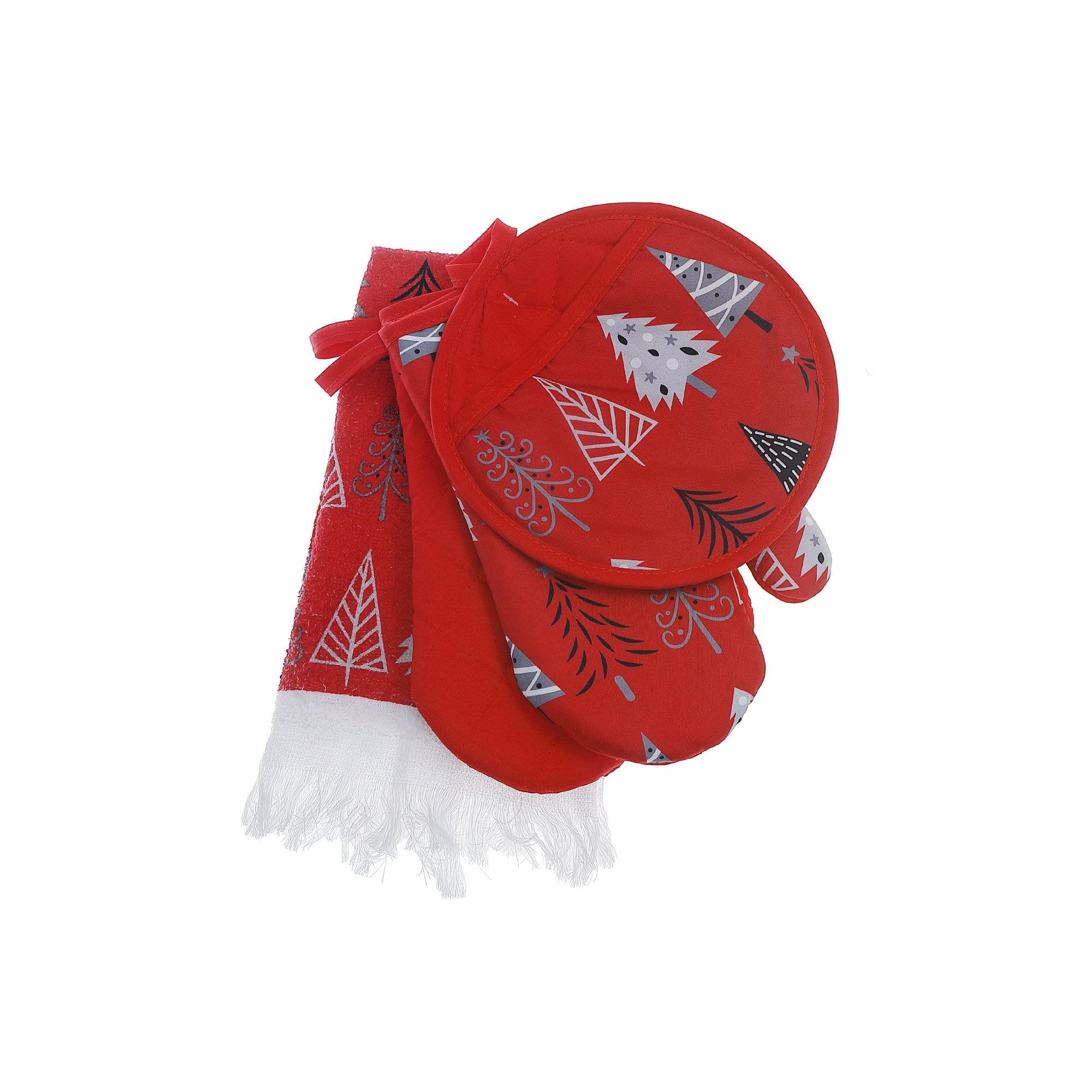 Click here for Ih Casadécor 4 Pc Kitchen Set (Trees Pattern) prices