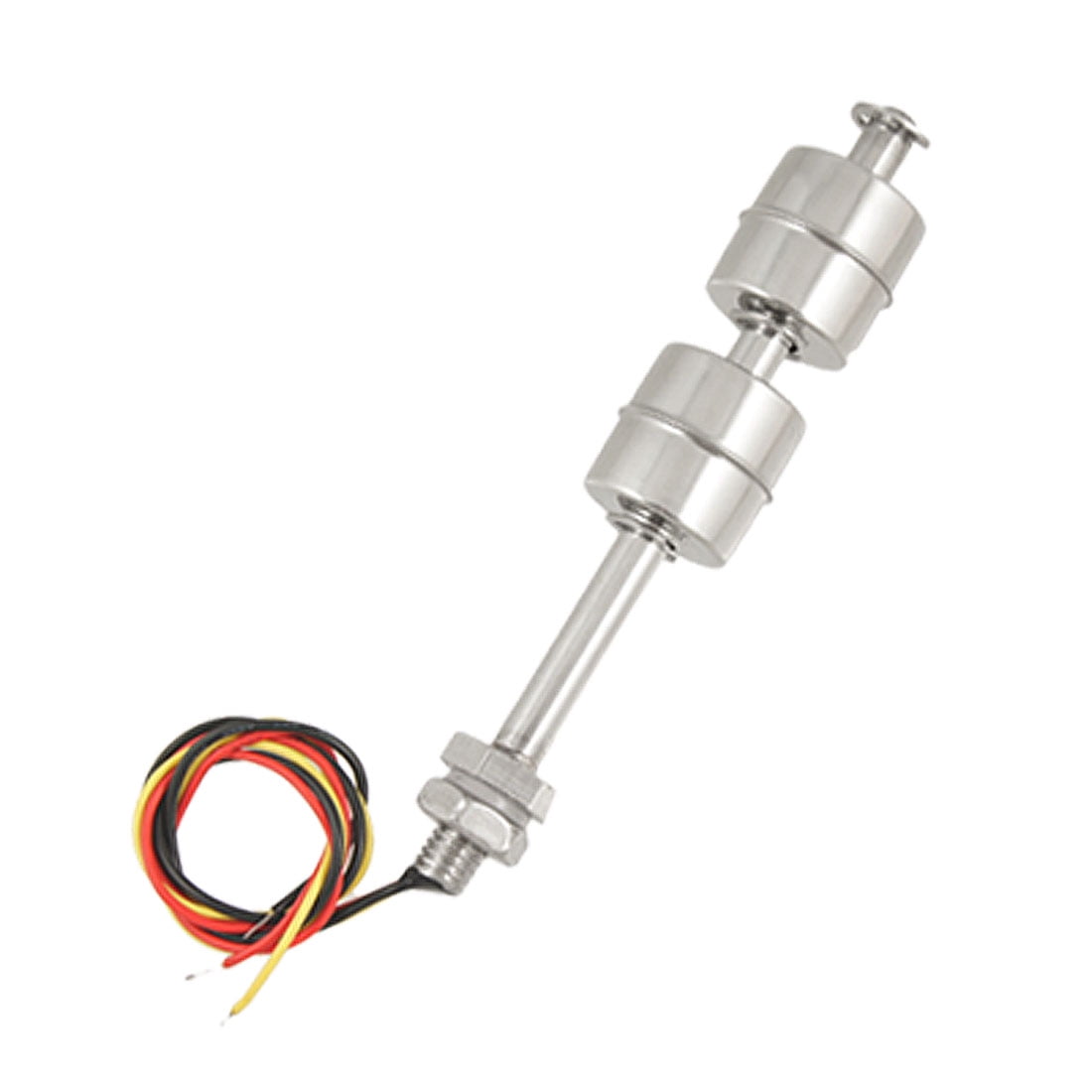 Liquid Water Level Sensor Vertical Dual Ball Floating Switch Silver ...