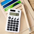 Pen+Gear Basic Calculator, 8-Digit Display Handheld Calculator ...
